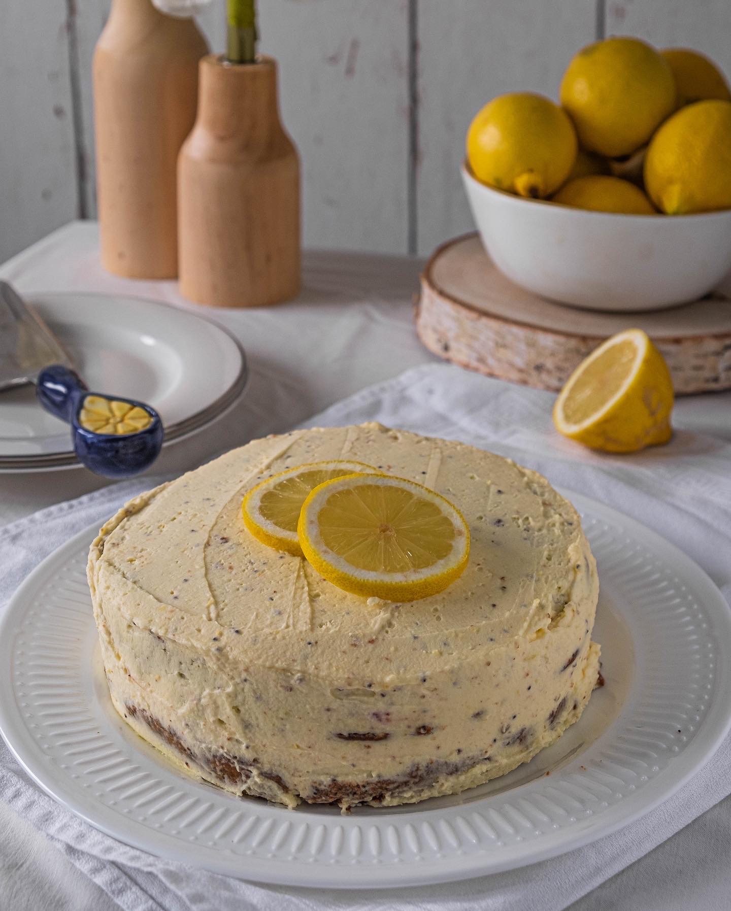 ITALIAN POPPY SEED CAKE WITH LEMON MASCARPONE CREAM - Italian Food ...